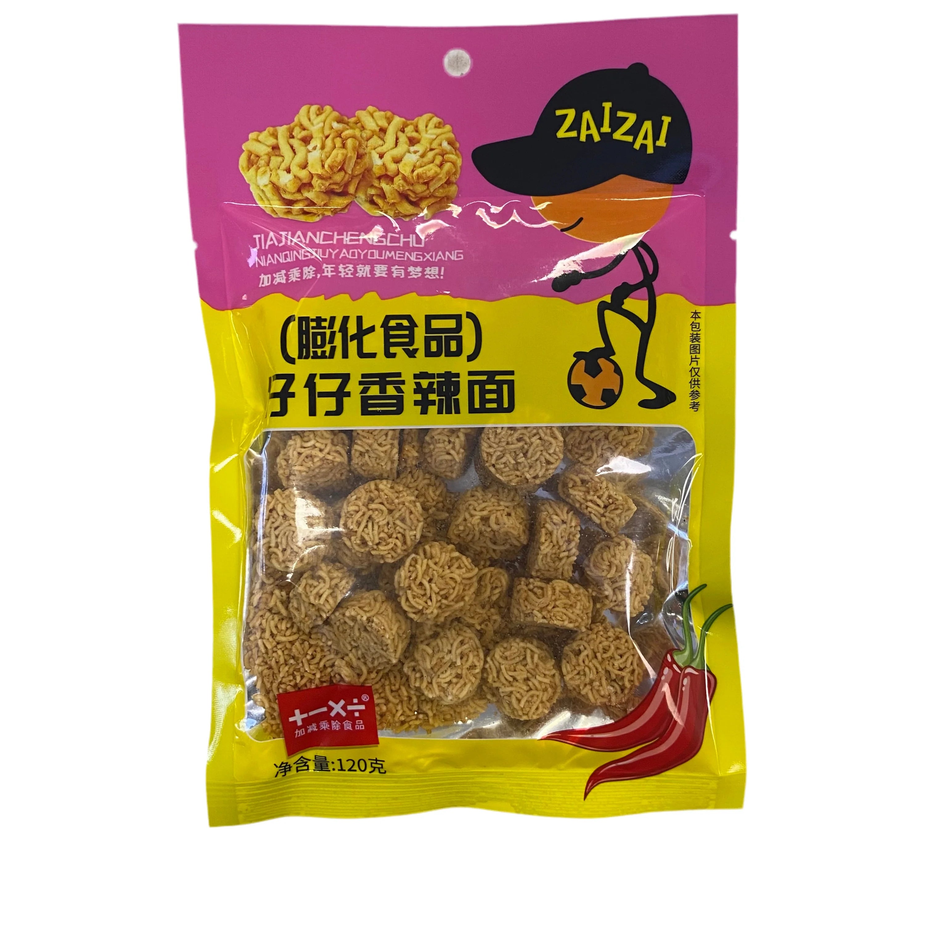 CRACKER RAMEN SNACK GUSTO Piccante 120g – Numero 1 Market
